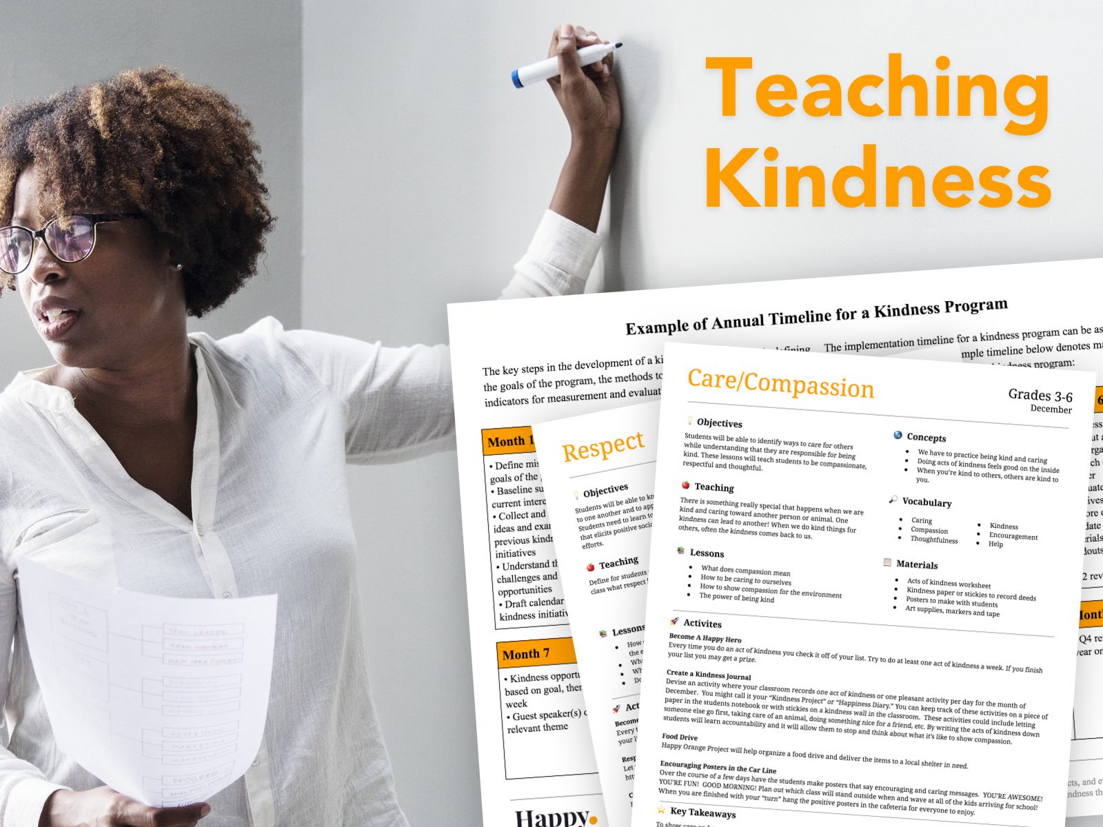 Teaching Kindness in the Classroom – Happy Orange Project